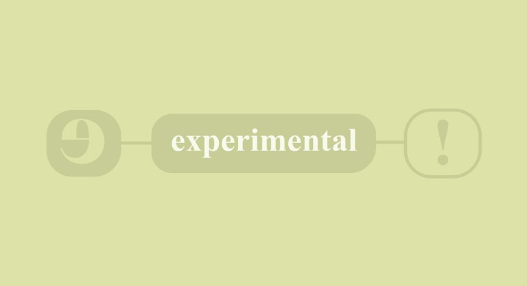 Experimental – minor literature[s]